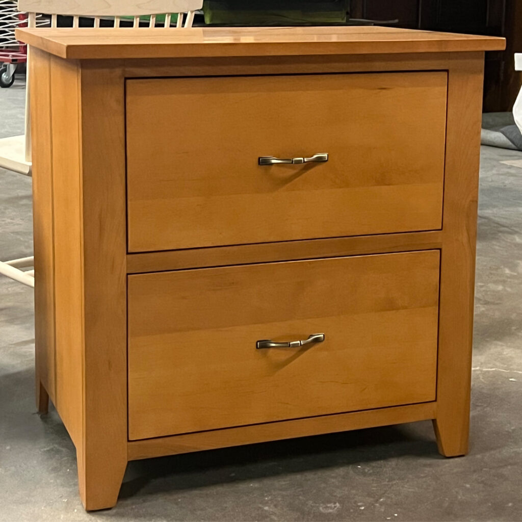 Solid Wood A-Series File Cabinet – Custom Office Storage | Naked Furniture