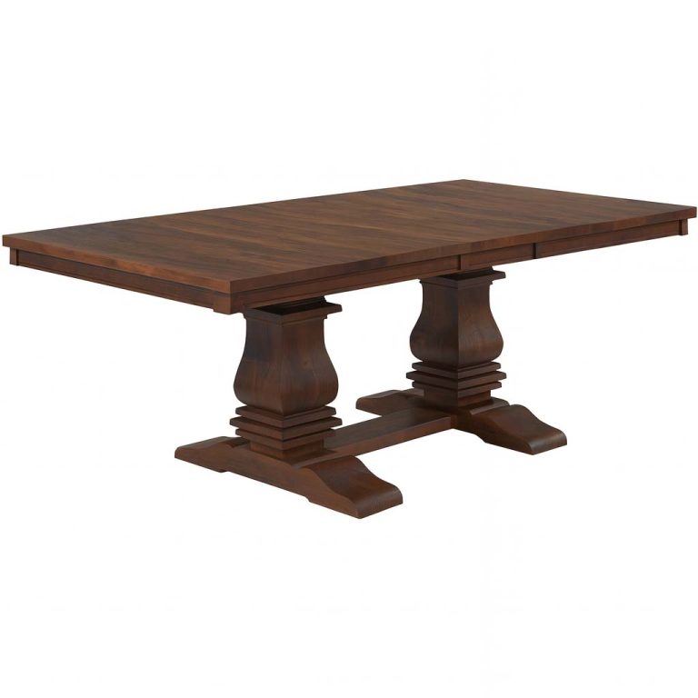 Solid Wood X-Base Dining Table | Canadian Custom Modern Table