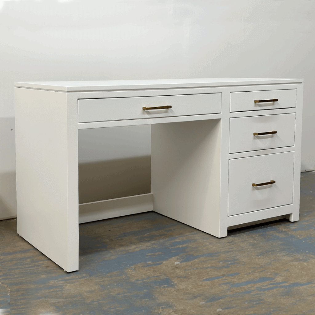 Newport Solid Wood Student Modern Desk | Custom Desk | Start From $2279