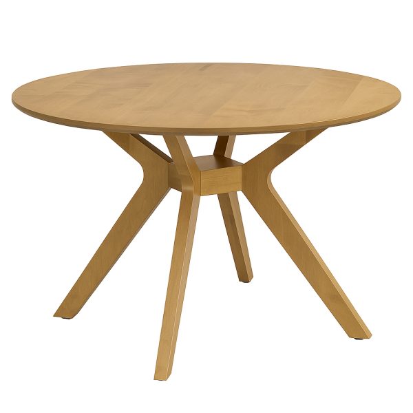 Conan Solid Wood Modern Dining Table | Handcrafted Custom Round Table ...