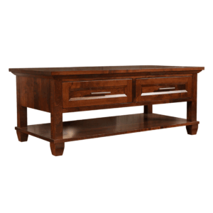 Algonquin Solid Wood Coffee Table | Handcrafted Custom Living Room ...