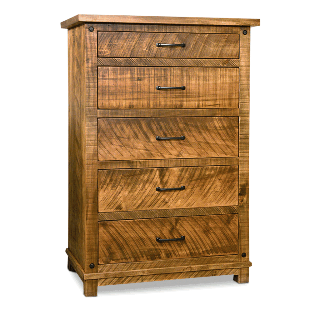 Adirondack Solid Wood Chest | Unique Custom Rustic Hiboy | Starts at $1881