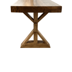 Drake Solid Wood X-Base Bench | Custom Farmhouse Dining Bench | Starts ...